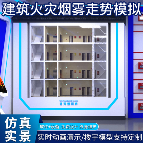 建筑火灾烟雾走势模拟 杭州智猴科技有限公司 